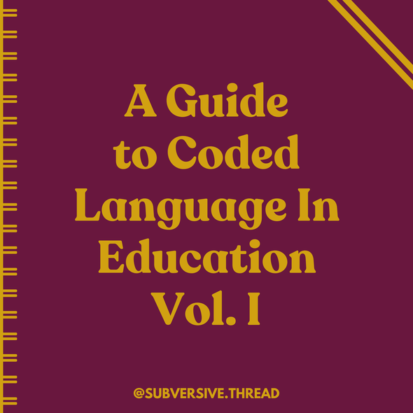 (PDF Download) "A Guide to Coded Language In Education Vol I. & II ...
